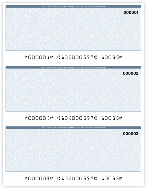 High Security Laser Multi-Purpose Check- Three on Page (BLANK ...